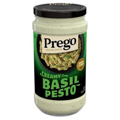 Prego Creamy Basil Pesto Pasta Sauce, 14.5 oz Jar - The Fresh Grocer