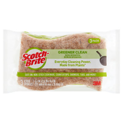 Scotch-Brite Greener Clean Non-Scratch, Scrub Sponge