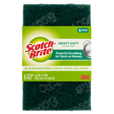 Scotch-Brite® Heavy Duty Scour Pad, 6/Pack - The Fresh Grocer