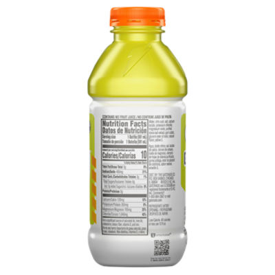 Lemon Lime Gatorade Nutrition Label