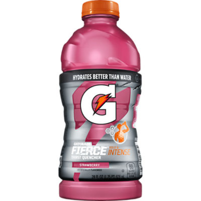 Gatorade Fierce Bold & Intense Strawberry Thirst Quencher, 28 fl oz ...