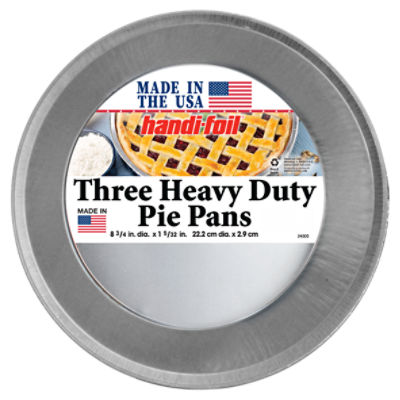 HANDI FOIL HEAVY DUTY PIE PANS 3CT