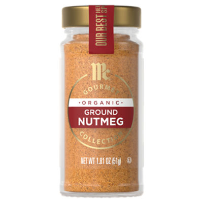 McCormick Gourmet Organic Ground Nutmeg, 1.81 oz - ShopRite