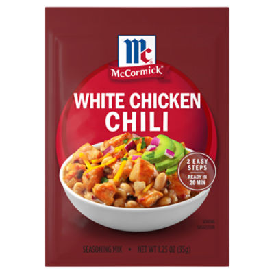 McCormick Chili Seasoning Mix - White Chicken Chili, 1.25 oz - ShopRite