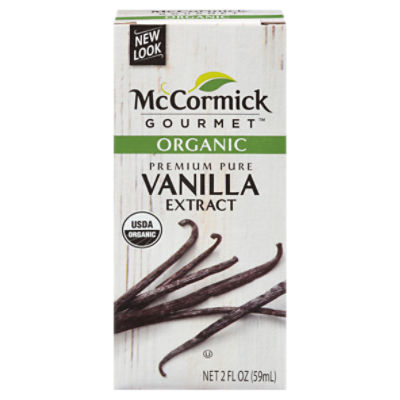 McCormick Gourmet Organic Premium Pure Vanilla Extract, 2 fl oz - ShopRite