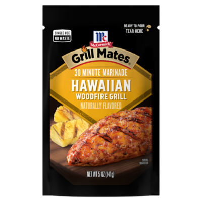 McCormick Grill Mates Hawaiian Woodfire Grill 30 Minute Marinade, 5 oz ...
