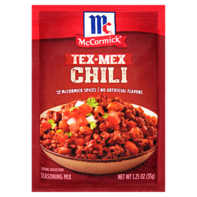 McCormick Tex-Mex Chili Seasoning Mix, 1.25 oz - ShopRite