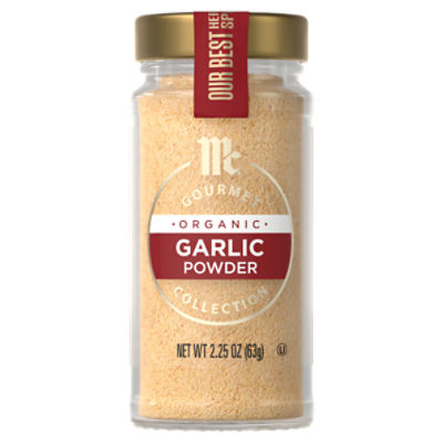 McCormick Gourmet Organic Garlic Powder, 2.25 oz - ShopRite