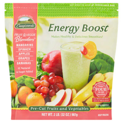 Campoverde Fruit & Veggie Blenders Energy Boost Pre-Cut Fruits and ...
