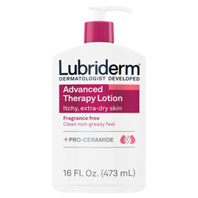 Lubriderm Advanced Therapy Fragrance Free Moisturizing Hand & Body ...