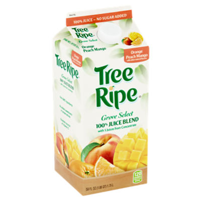 Tree Ripe Grove Select Orange Peach Mango 100% Juice Blend, 59 fl oz