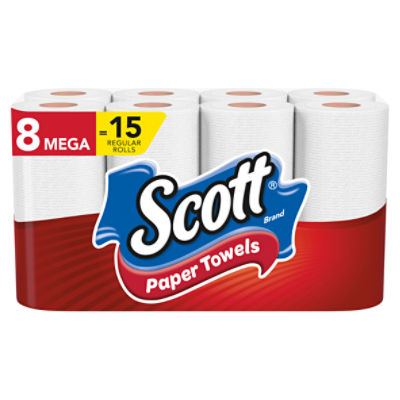 Scott Paper Towels Choose-A-Sheet - Mega Rolls - The Fresh Grocer