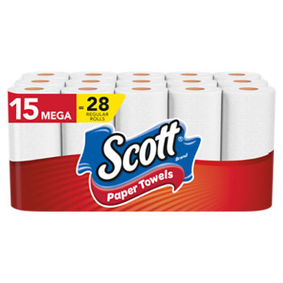 Scott Paper Towels, Choose-A-Sheet - Mega Rolls - ShopRite