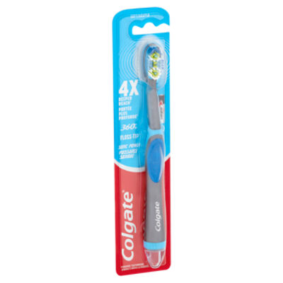 Colgate 360° Floss-Tip Soft Powered Toothbrush