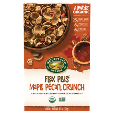 Nature's Path Flax Plus Maple Pecan Crunch Cereal, 11.5 oz - ShopRite