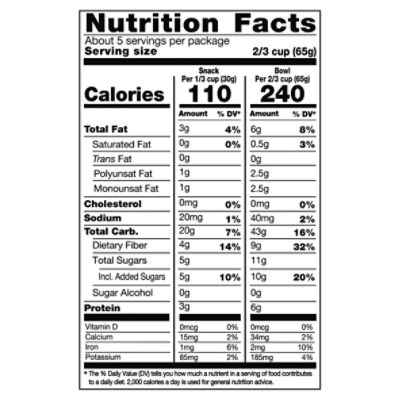 Kind Granola Nutrition Facts - Home Alqu