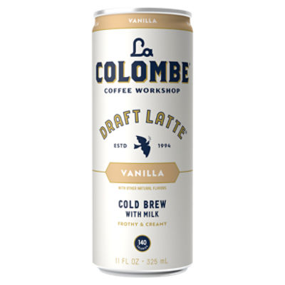 La Colombe Vanilla Draft Latte Coffee Roasters Real Coffee Drink, 11 fl ...