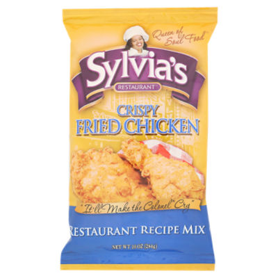 Sylvia's Restaurant Crispy Fried Chicken Restaurant Recipe Mix, 10 oz ...