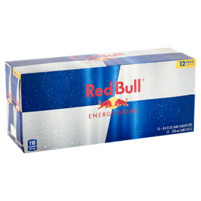 Red Bull Energy Drink, 8.4 fl oz, 12 count