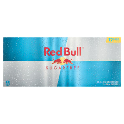 Red Bull Sugarfree Energy Drink, 8.4 fl oz, 12 count - ShopRite
