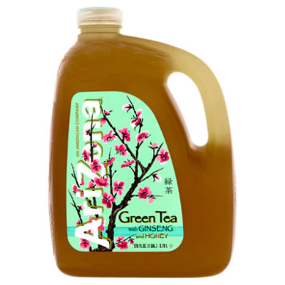 AriZona Green Tea with Ginseng and Honey, 128 fl oz - The Fresh Grocer