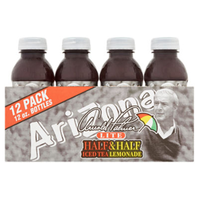 Arizona Arnold Palmer Lite Half & Half Iced Tea Lemonade, 12 oz, 12 ...