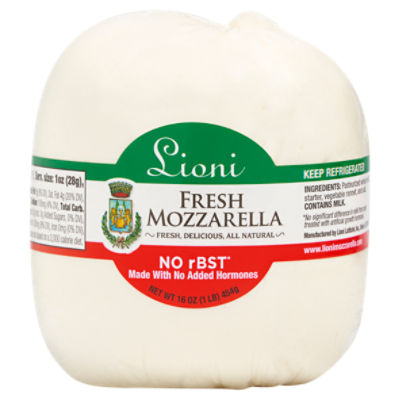 Lioni Fresh Mozzarella, 16 oz - Gourmet