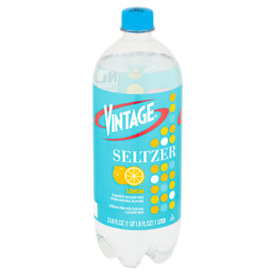 Vintage Lemon Seltzer, 33.8 fl oz