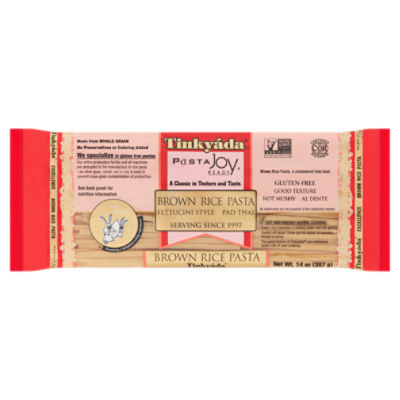 Tinkyáda Pasta Joy Ready Brown Rice Fettucini Style Pad Thai Pasta, 14 ...
