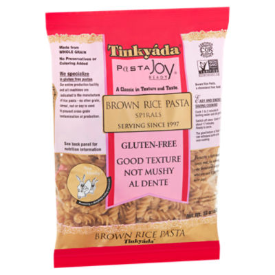 Tinkyáda Pasta Joy Ready Spirals Brown Rice, Pasta