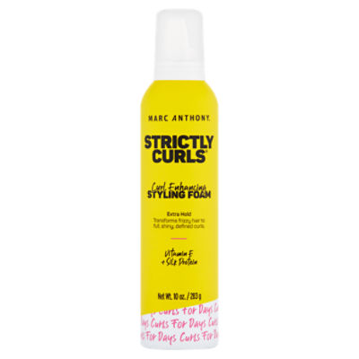 Marc Anthony Strictly Curls Curl Enhancing Styling Foam 10 Oz