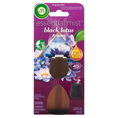Air Wick Essential Mist Black Lotus & Violet Fragrance Mist, 0.67 fl oz ...