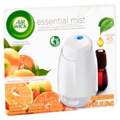 Air Wick Essential Mist Mandarin & Sweet Tangerine Fragrance Mist, 0.67 ...