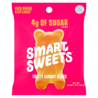 Smart Sweets Fruity Gummy Bears, Candy