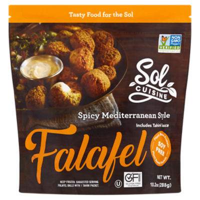 Sol Cuisine Spicy Mediterranean Style Falafel, 10.2 oz - ShopRite