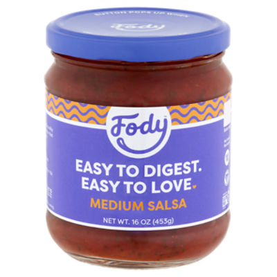 Fody Medium Salsa, 16 oz