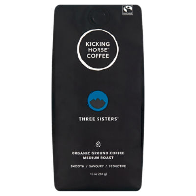 Kicking Horse Coffee Three Sisters Organic Medium Roast Ground Coffee ...