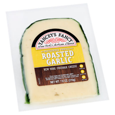 Yancey's Fancy Roasted Garlic New York Cheddar Cheese, 7.6 oz - Fairway