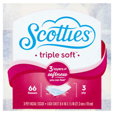 Scotties Triple Soft 3 Ply, Facial Tissue