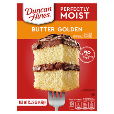 Duncan Hines Perfectly Moist Butter Golden, Cake Mix
