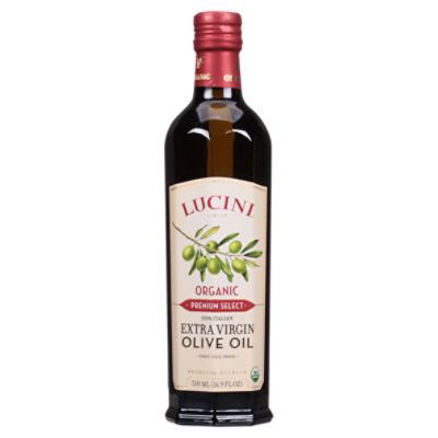 Lucini Premium Select 100% Italian Organic Extra Virgin Olive Oil 16.9 ...