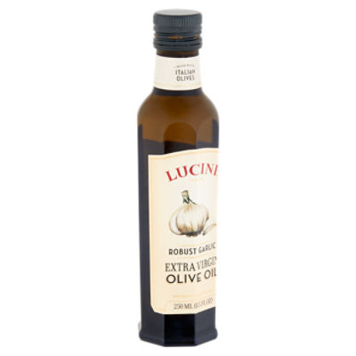 Lucini Robust Garlic Extra Virgin Olive Oil, 8.5 fl oz