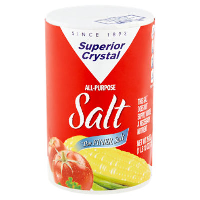 Superior Crystal All-Purpose Salt, 26 oz - ShopRite