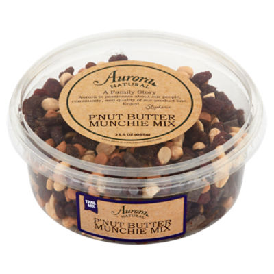Aurora Natural P'nut Butter Munchie Mix, 23.5 oz