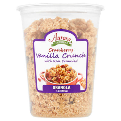 Aurora Natural Cranberry Vanilla Crunch Granola, 14 oz - The Fresh Grocer