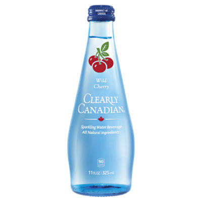 Clearly Canadian Wild Cherry Sparkling Water Beverage, 11 fl oz - Fairway