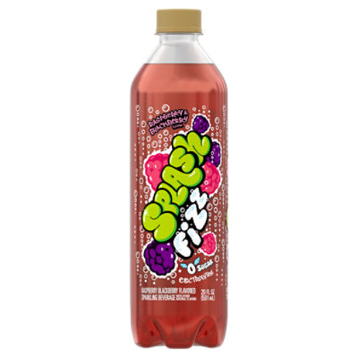 Splash Fizz, Raspberry Blackberry Flavor Sparkling Water Beverage, 20 ...
