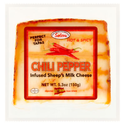 Solera Chili Pepper Infused Sheep's Milk Cheese, 5.3 oz