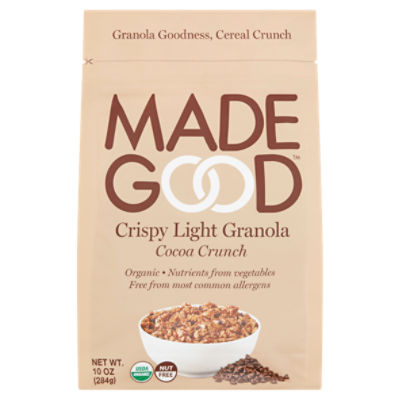 MadeGood Cocoa Crunch Crispy Light Granola, 10 oz - ShopRite