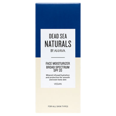 Dead Sea Naturals by Ahava Broad Spectrum Face Moisturizer, SPF 20, 1.7 ...